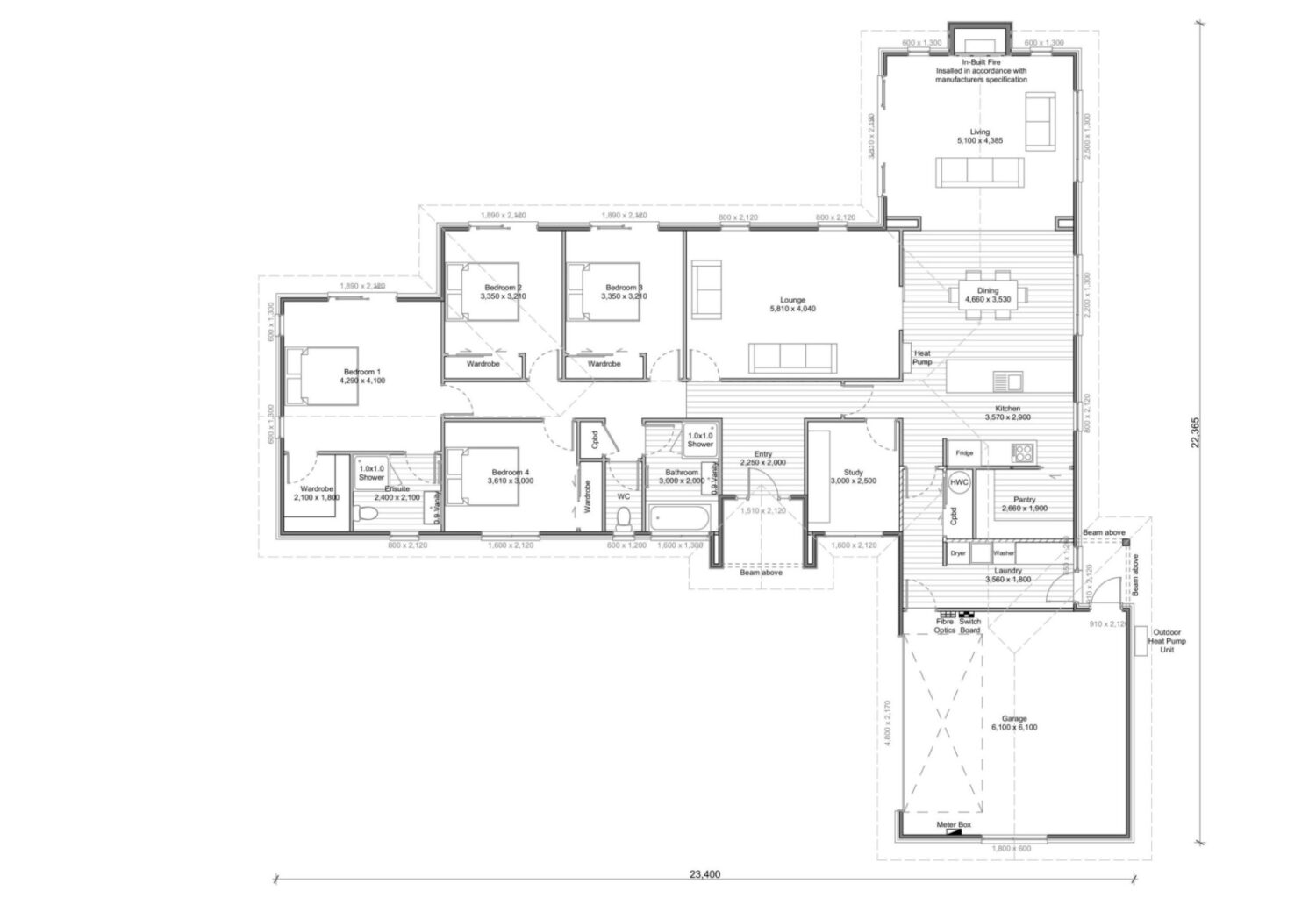 Pinto House Plan | Orange Homes | T shape House Plans NZ
